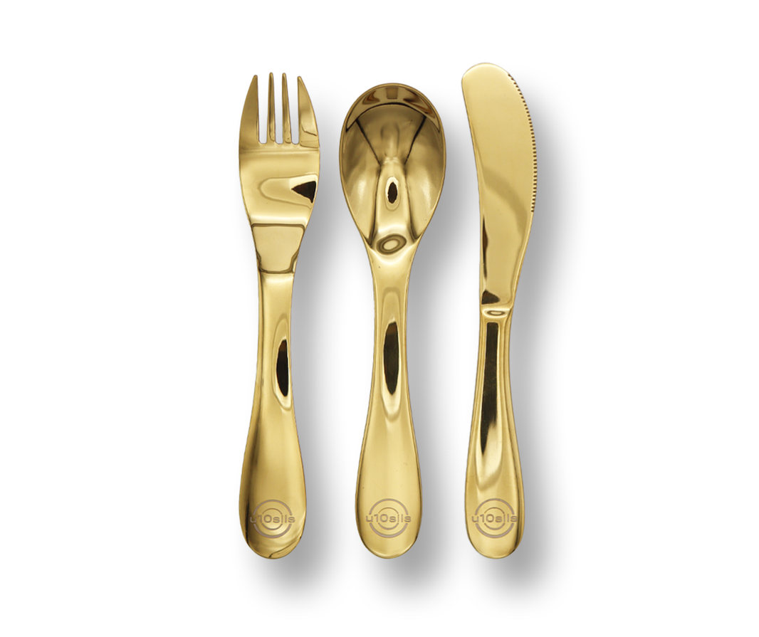 u10sils Stainless Steel Cutlery & Silicone Case Set (Dishwasher Safe)